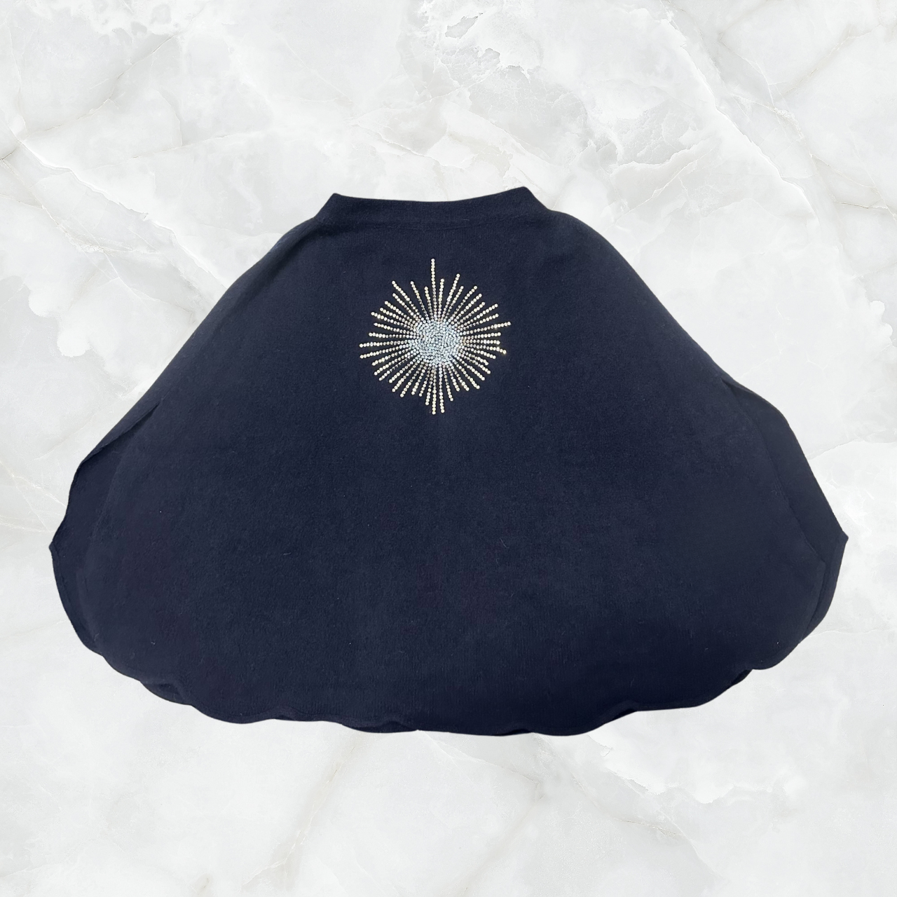 Side Slit Open Front Cape with Embroidered Starburst – Carolyn Rowan ...